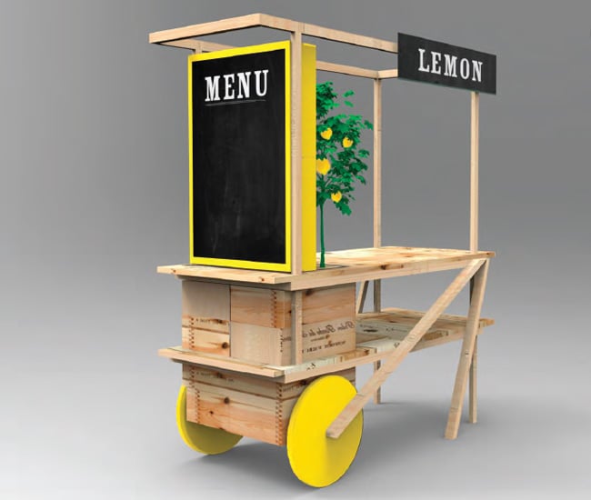 Designlines judges food cart design at The Stop's Night Market