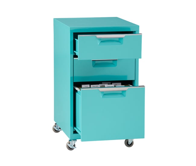 Aqua Filing Cabinet | Designlines Magazine