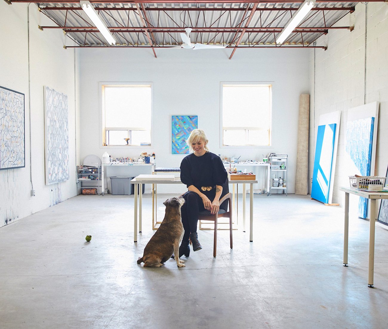 Inside Julia Dault's Bright, Messy-Minimalist Studio | Designlines Magazine