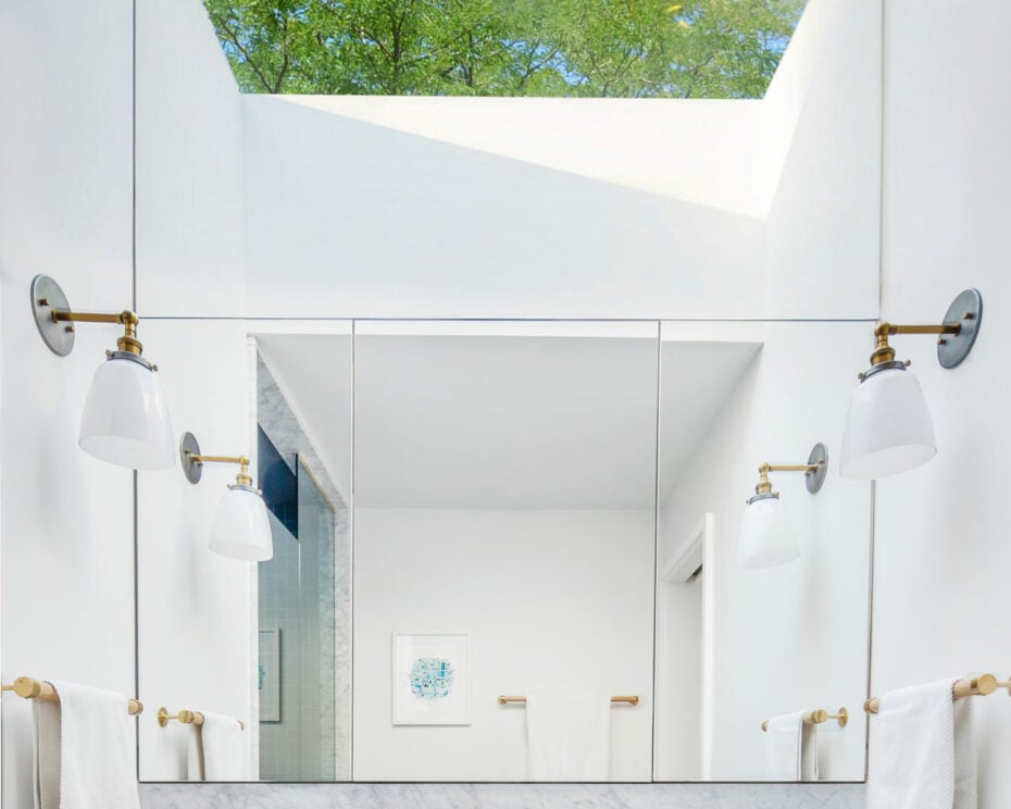 A Bathroom Skylight Lights Up a Loo | Designlines Magazine