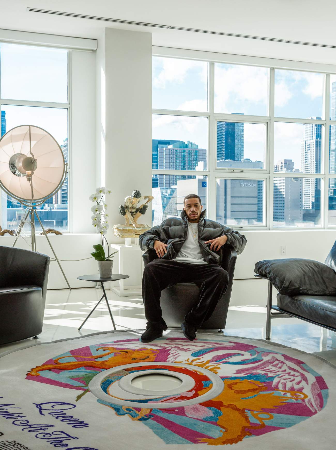 Designer Sean Brown's Audio-Visual CD Rugs | Designlines Magazine